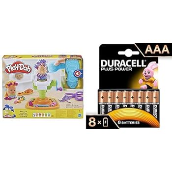 Play-Doh E2930EU7 Buzz 'n Cut Fuzzy Pumper Barber Shop Toy, Multi ...