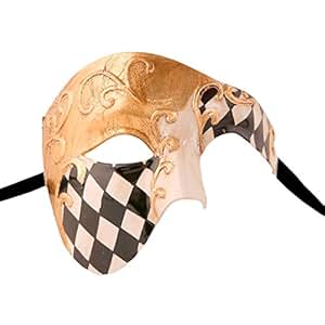 Xvevina venezianische Maske für Maskenball/Kostüm-Party, für Herren ...