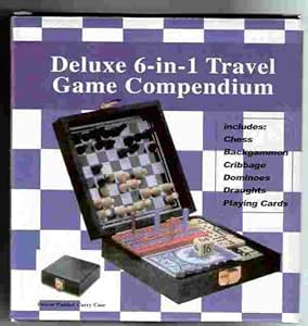 Deluxe 6-in-1 Travel Game Compendium by Unknown: Amazon.co.uk: Toys & Games