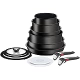 Tefal Ingenio Easy ON Pots & Pans Set, 20 Pieces, Stackable, Removable Handle, Space Saving, Non ...