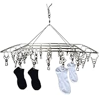 Sock Drying Racks with 30pcs Laundry Pegs Laundry Drip Hanger Laundry ...
