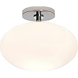 Astro Bathroom Ceiling Light, Metal, E27 (Edison Screw), 60 W, Polished ...