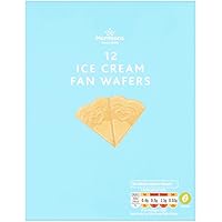 Morrisons 12 Ice Cream Fan Wafers : Amazon.co.uk: Grocery