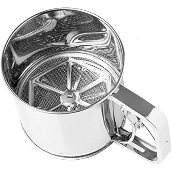 Zenker 2420 - Setaccio per Farina con Manico a Molla in Acciaio Inox 18/0: Amazon.it: Casa e cucina