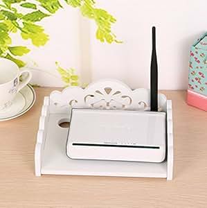 WiFi Router Regal Wandhalterung Router Modem Aufbewahrungsbox Router ...