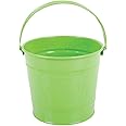Bigjigs Toys Green Children's Bucket - Steel Garden & Beach Bucket with ...