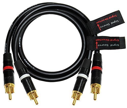 Buy 1.5 Meter RCA Cable Pair - Made with Canare L-4E6S, Star Quad Audio ...