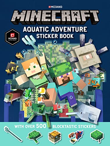 Minecraft Aquatic Adventure Sticker Book : AB, Mojang: Amazon.co.uk: Books