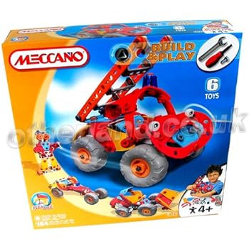 Meccano Build & Play - Fire Truck (9104): Amazon.co.uk: Toys & Games