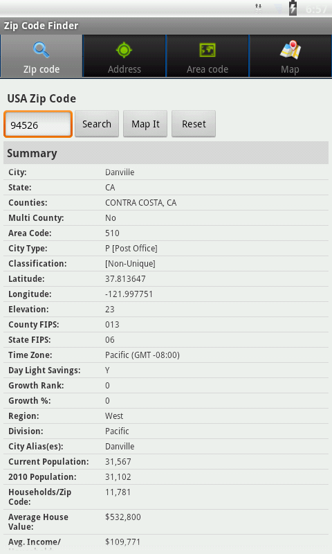 Zip Code Finder: Amazon.co.uk: Appstore for Android