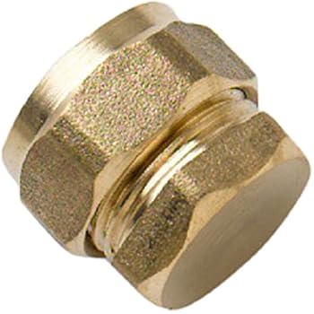 15mm Copper Compression Brass Blanking Off Disc Cap for Fittings: Amazon.co.uk: DIY & Tools