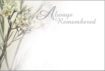 Funeral & in Loving Memory Floristry Message Cards Flowers and Floral ...