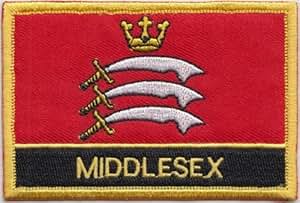 Middlesex County Flag Embroidered Blazer Badge Patch: Amazon.co.uk ...