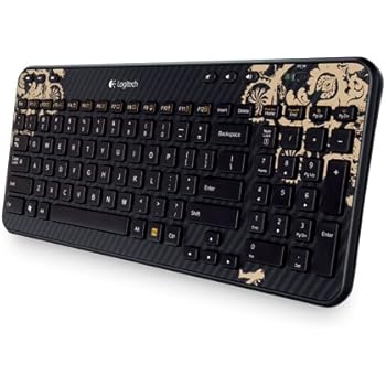 Logitech K360 Wireless Keyboard - Black, UK layout: Amazon.co.uk ...