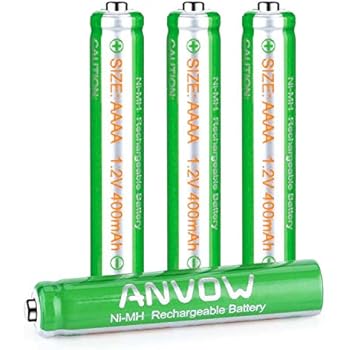 Piles AAAA, Piles ANVOW AAAA Rechargeable pour Stylet Actif, Pile AAAA ...