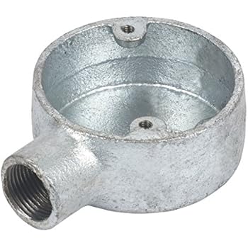 20mm 1 Way Galvanised Conduit Box: Amazon.co.uk: DIY & Tools