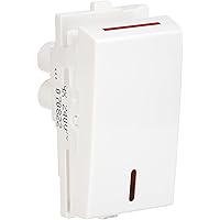 Anchor By Panasonic 1 Way 1 m Penta Modular Flat Switch (White, 6A ...