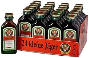 Jagermeister Miniature Set 2cl (Case of 24): Amazon.co.uk: Grocery