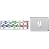 FRONTECH Wired Gaming Keyboard with 104 Keys