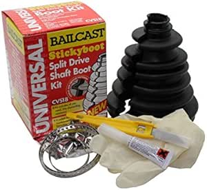 BAILCAST UNIVERSAL SPLIT CONSTANT VELOCITY GAITER SHAFT BOOT KIT CVS18 ...