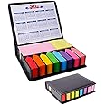 2000 Pages Multicolor Sticky Note Set, Color Notepad with PU Packing ...