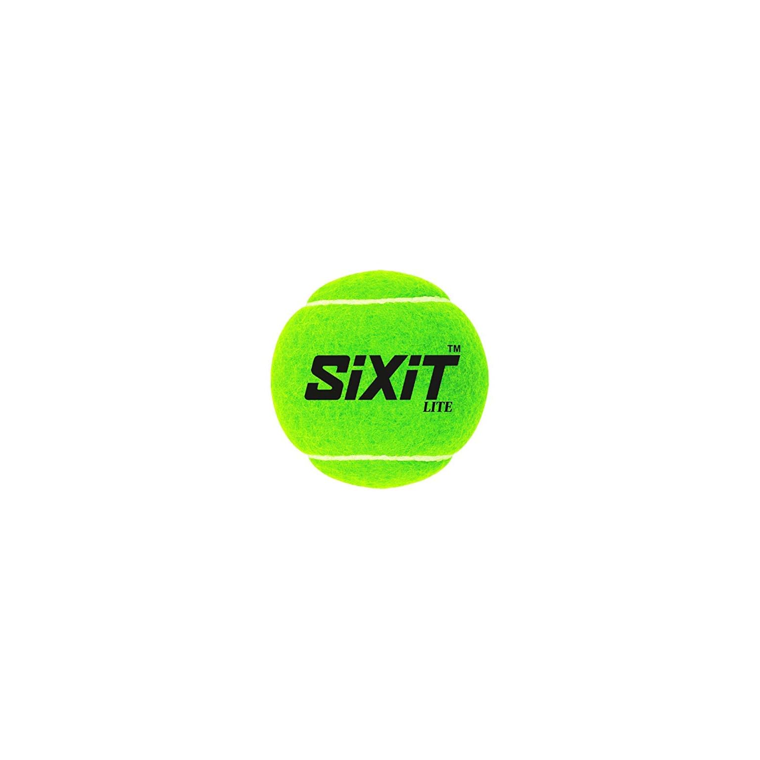 Buy Sixit Lite Cricket Tennis Ball - Pack of 6, Green, Standard Size ...
