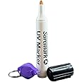 SureMark UV Security Marker Fine Tip with Keyring UV Light : Amazon.co ...