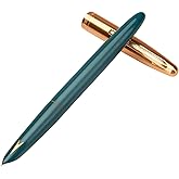 GOLD LEAF Hero Pen 329 Model Original Fountain Ink Pen Iridium Nib Gold ...