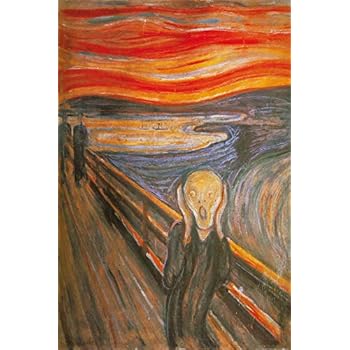 Amazon.de: 1art1 Edvard Munch - Der Schrei, 1893 Poster Kunstdruck 80 x ...