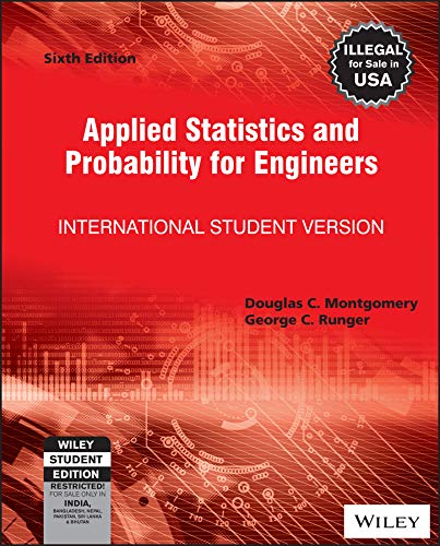 Buy Applied Statistics and Probability for Engineers, 6ed, ISV Book ...