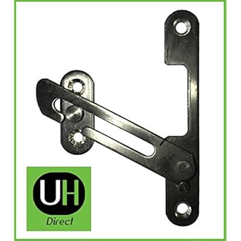 UPVC Window Restrictor Hook. Child Lock Restrictor Safety Catch: Amazon ...