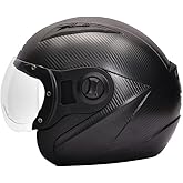 O2 Open Face / Half face Helmet Unisex for Bike Women Men ISI Certified ...