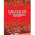 Buy Calculus: One-Variable Calculus with An Introduction to Linear Algebra, Vol 1, 2ed Book ...