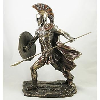 Talon d'Achille de Grec Ancien Guerrier Bronze Sculpture Statue ...