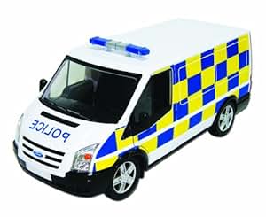 Powco Toys 1:18 Scale Friction-Powered Ford Transit British Police ...
