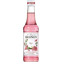 Mini Monin Syrup - Rose (250ml) : Amazon.co.uk: Grocery