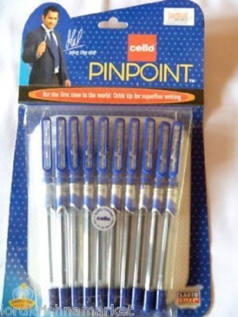 Buy Cello Pinpoint Ballpoint Pens - Blue on Amazon | PaisaWapas.com