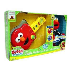 Sesame Street Giggle Suprise - Elmo and Cookie Monster 2 in 1 Guitar ...