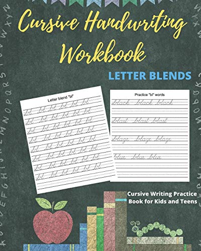 Cursive Handwriting Workbook Letter Blends Cursive Writing Practice Cursive Handwriting Workbook Letter Blends Cursive Writing Practice