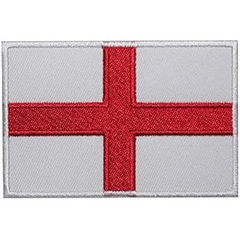 England Flag Embroidered Iron Sew On Patch United Kingdom UK English ...