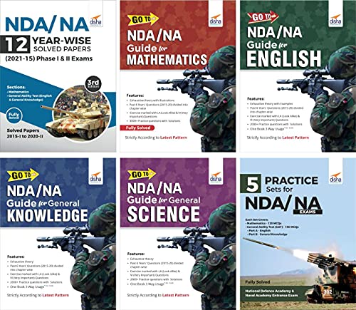 Buy NDA/ NA Study Package - Guide + 12 Year-wise Solved Papers + 5 ...