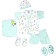 Buy Little Hub Baby Boy's Cotton Gift Set (S21118_Green_0 Months-3 ...