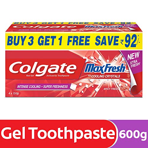 Colgate Max Fresh Spicy Fresh Red Gel Toothpaste - 600 g - OMGTricks