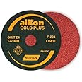 KROST 4-inch/102 Mm Dia Grit 80 Alkon Sander/paper Disc, Red, Pack of ...