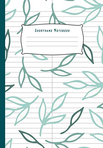 Shorthand Notebook: Pitman Shorthand Teenline Stenography Paper Line ...