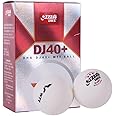 Ppbigu 6pcs ABS New Material DJ40+ 3-Star Ping Pong Balls, Professional ITTF Approved 40+ Table ...