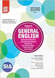 Amazon.in: Buy General English (Common to B.A/ B.Sc/ B.Com/ BBA/ BSW) I ...