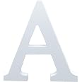 White Wooden MDF Letter M - Size 30cm Tall - Free Standing Wooden ...