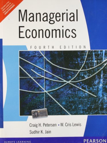 Managerial Economics, 4e : PETER/JAIN: Amazon.in: Books