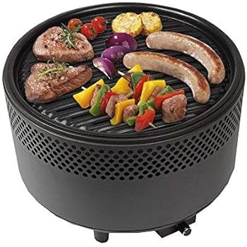 Kbabe Portable BBQ with Fan for Fast Heat Outdoor Indoor Tabletop Small ...